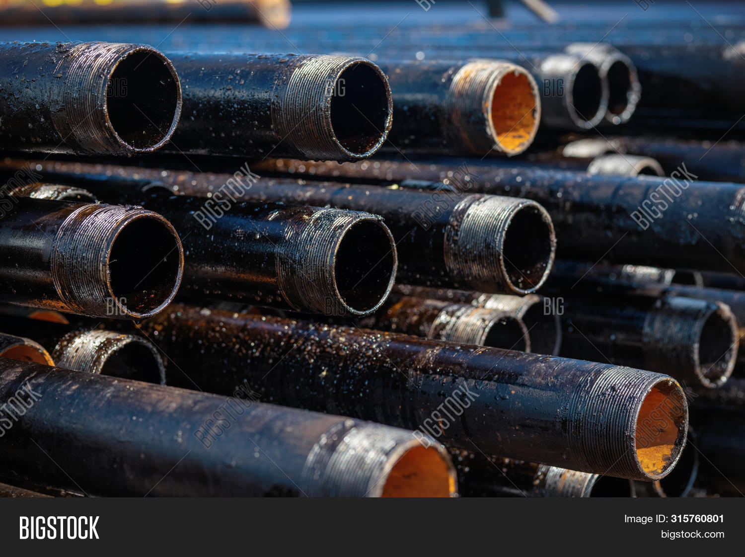 Close Drill Pipe Image & Photo (Free Trial) | Bigstock