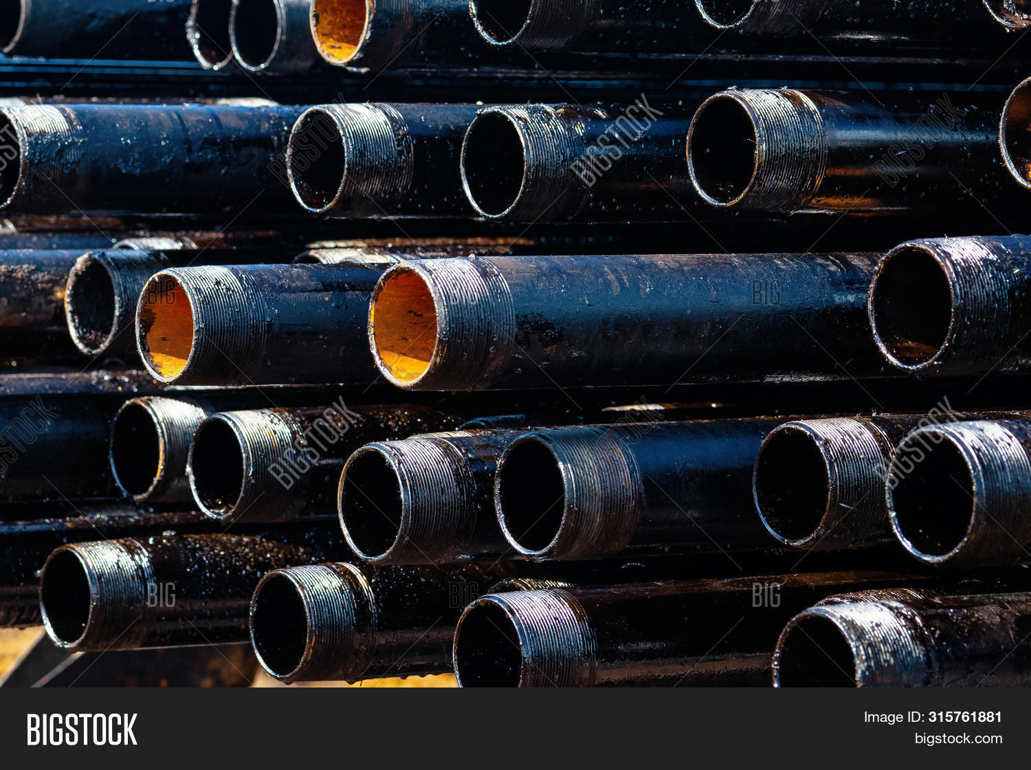 Close Drill Pipe Image & Photo (Free Trial) | Bigstock