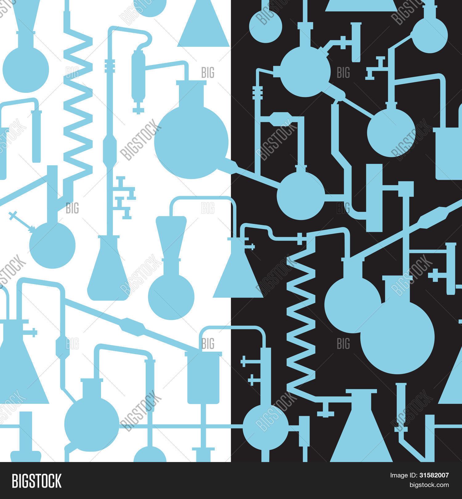 Science Lab Seamless Vector & Photo (Free Trial) | Bigstock