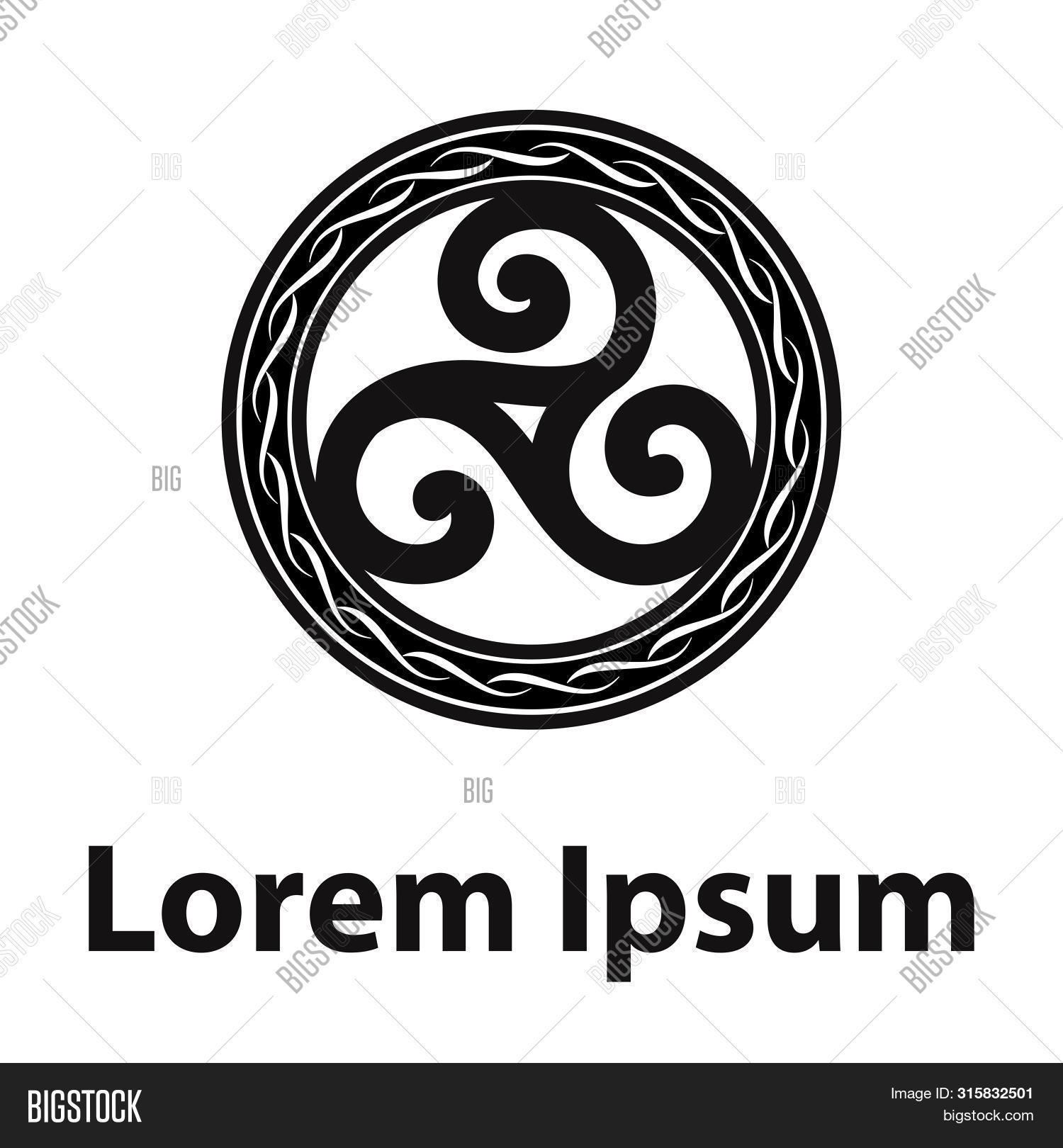 Triple Spiral, Vector & Photo (Free Trial) | Bigstock