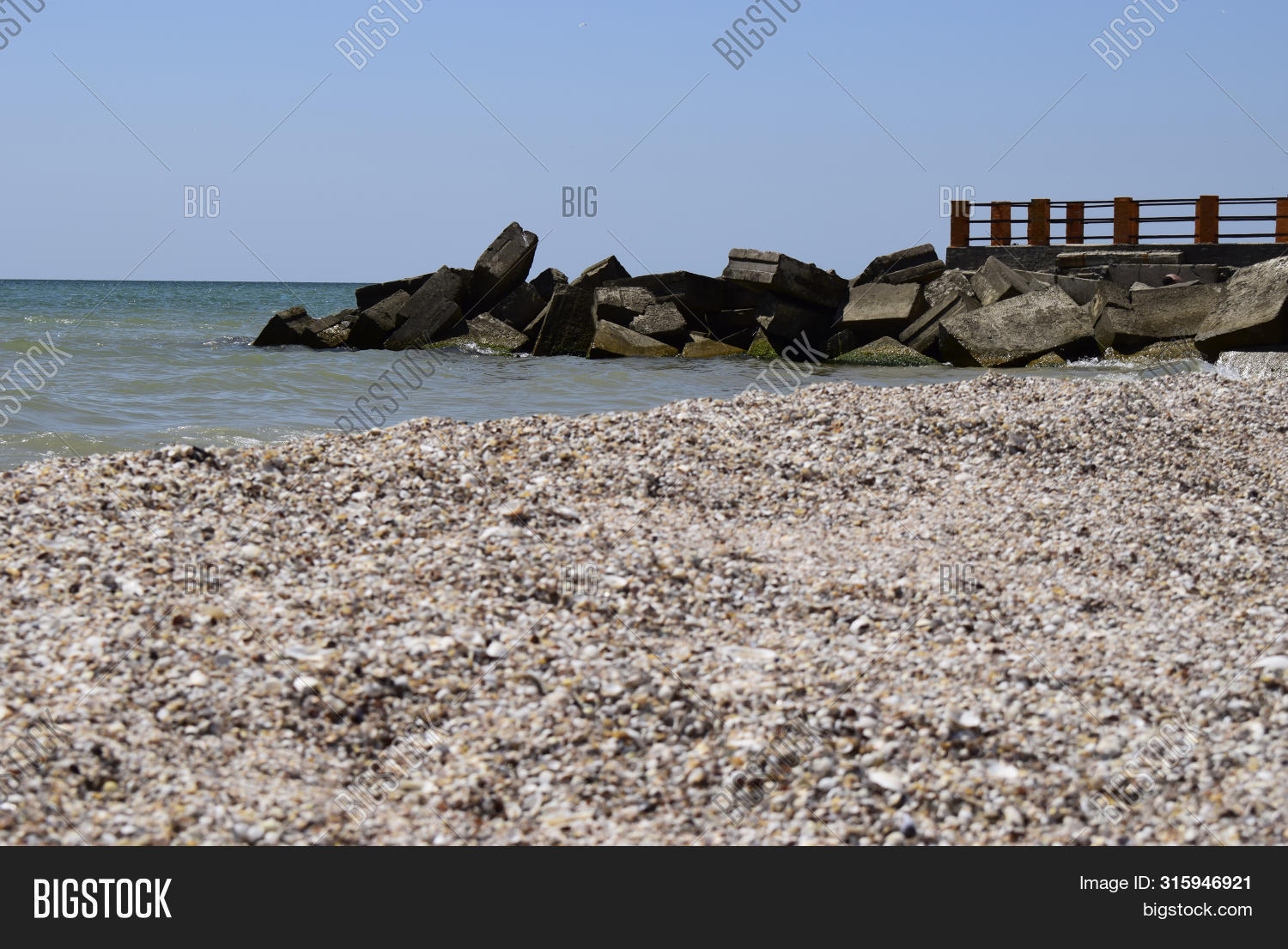 Pier Rocks. Sea Image & Photo (Free Trial) | Bigstock