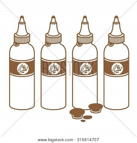 Tattoo Ink Bottles. Vector & Photo (Free Trial) | Bigstock