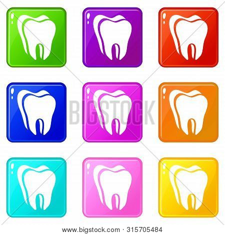 Canine Tooth Icons Vector & Photo (Free Trial) | Bigstock