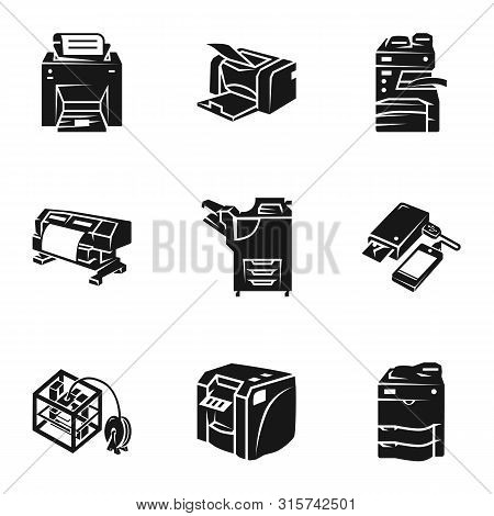 Office Printer Icon Vector & Photo (Free Trial) | Bigstock