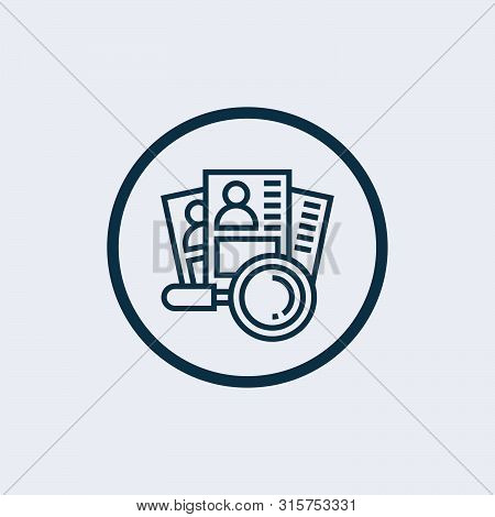 Recruiter Icon Vector & Photo (Free Trial) | Bigstock