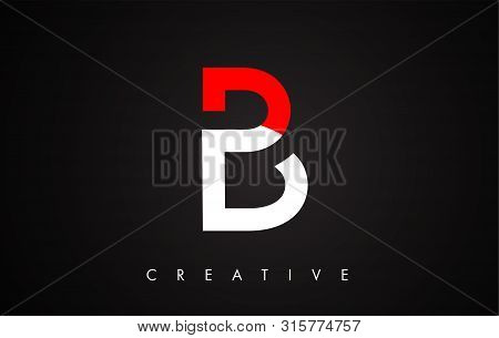 B Red Black Letter Vector & Photo (Free Trial) | Bigstock