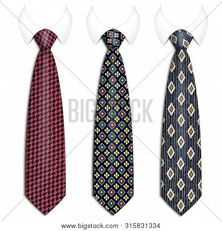 Set Three Ties Men S Vector & Photo (Free Trial) | Bigstock
