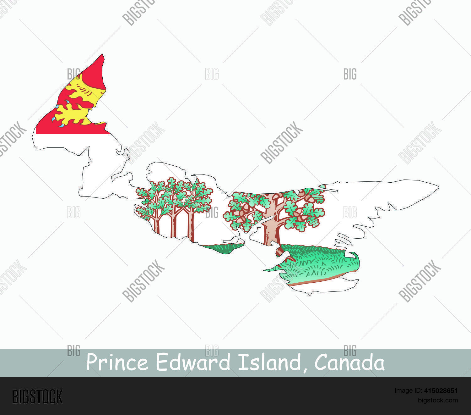 Prince Edward Island Vector & Photo (Free Trial) | Bigstock