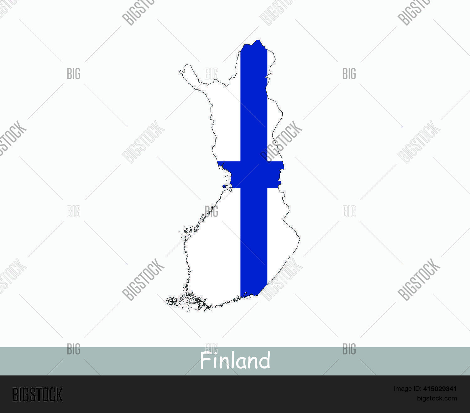 Finland Map Flag. Vector & Photo (Free Trial) | Bigstock