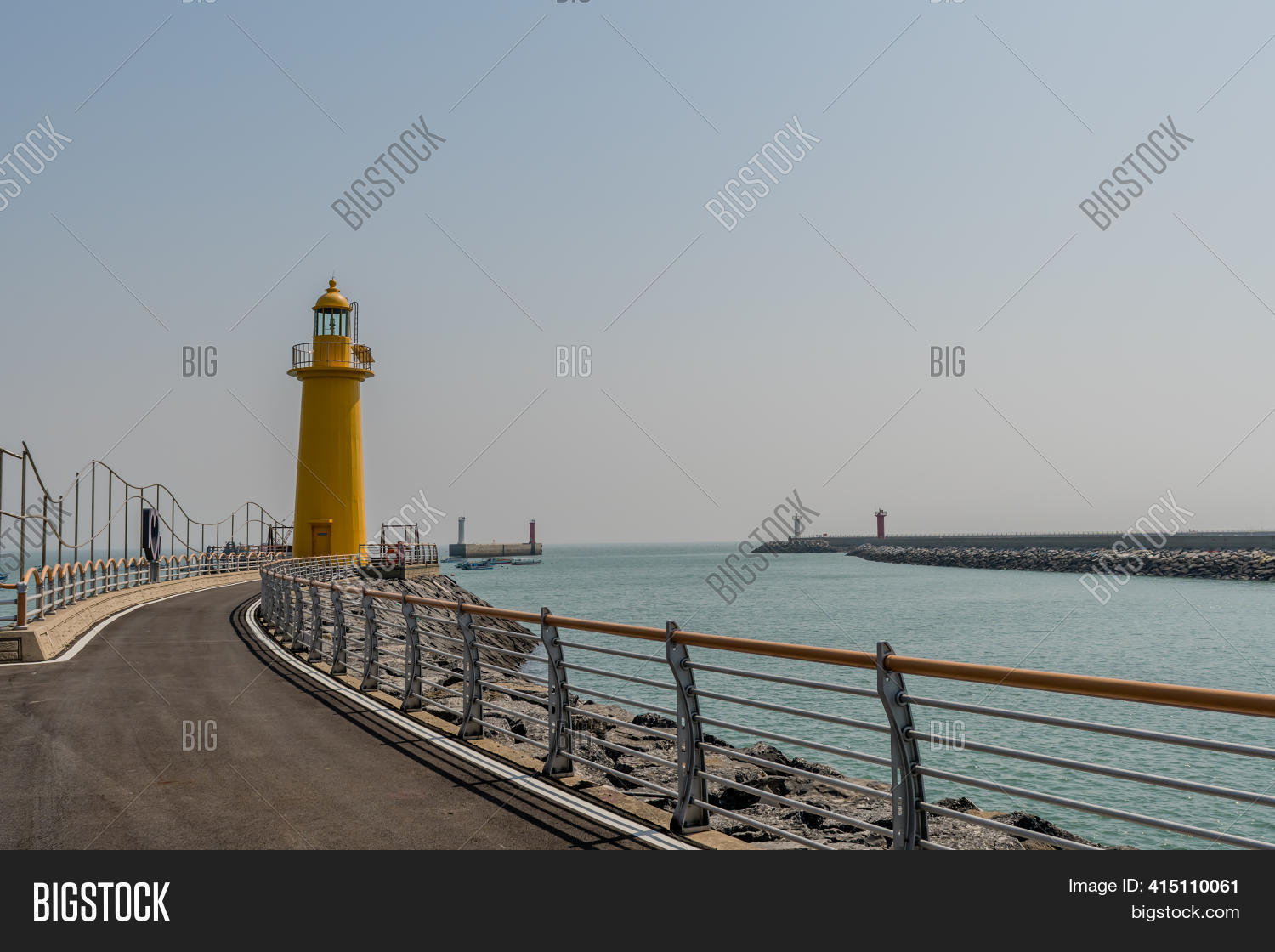 Yellow Lighthouse On Image & Photo (Free Trial) | Bigstock