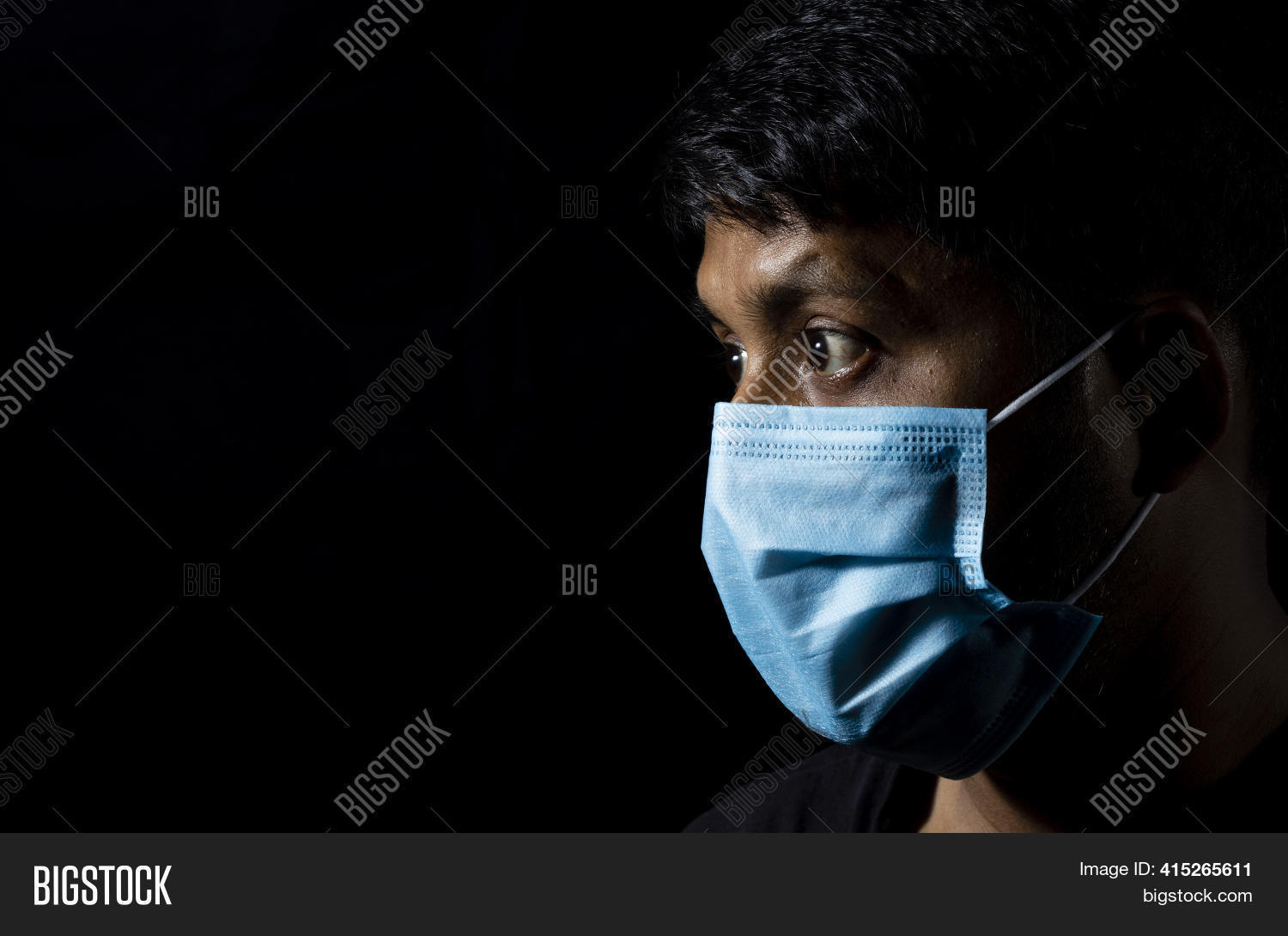 Low Key Side Face Image & Photo (Free Trial) | Bigstock