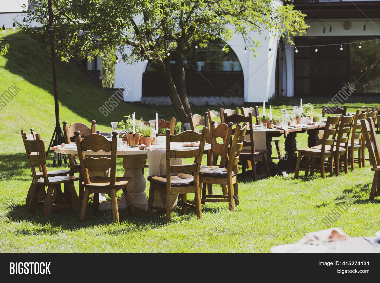 Banquet Tables Nature Image & Photo (Free Trial) | Bigstock