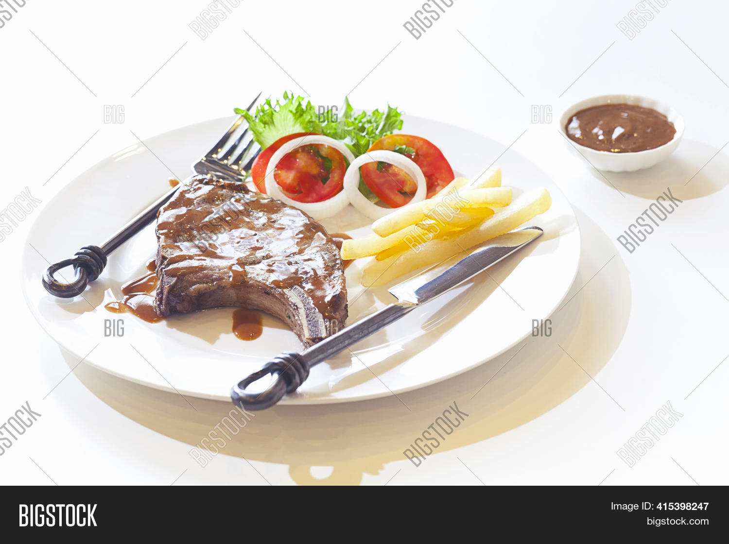 Grilled Pork Chop Image & Photo (Free Trial) | Bigstock