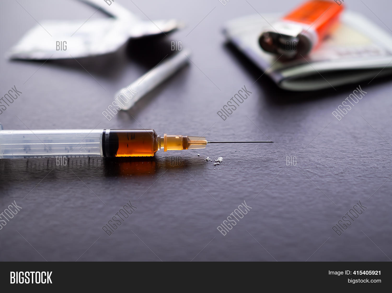 Heroin Syringe Rubber Image & Photo (Free Trial) | Bigstock