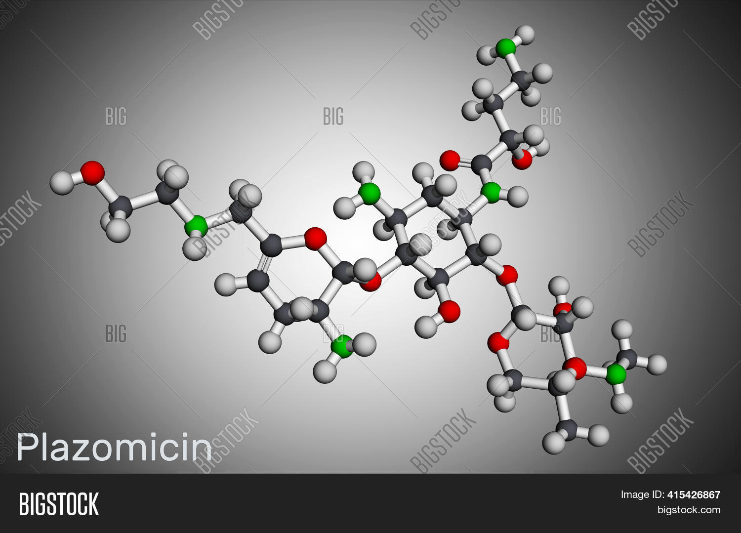 Plazomicin, Molecule. Image & Photo (Free Trial) | Bigstock