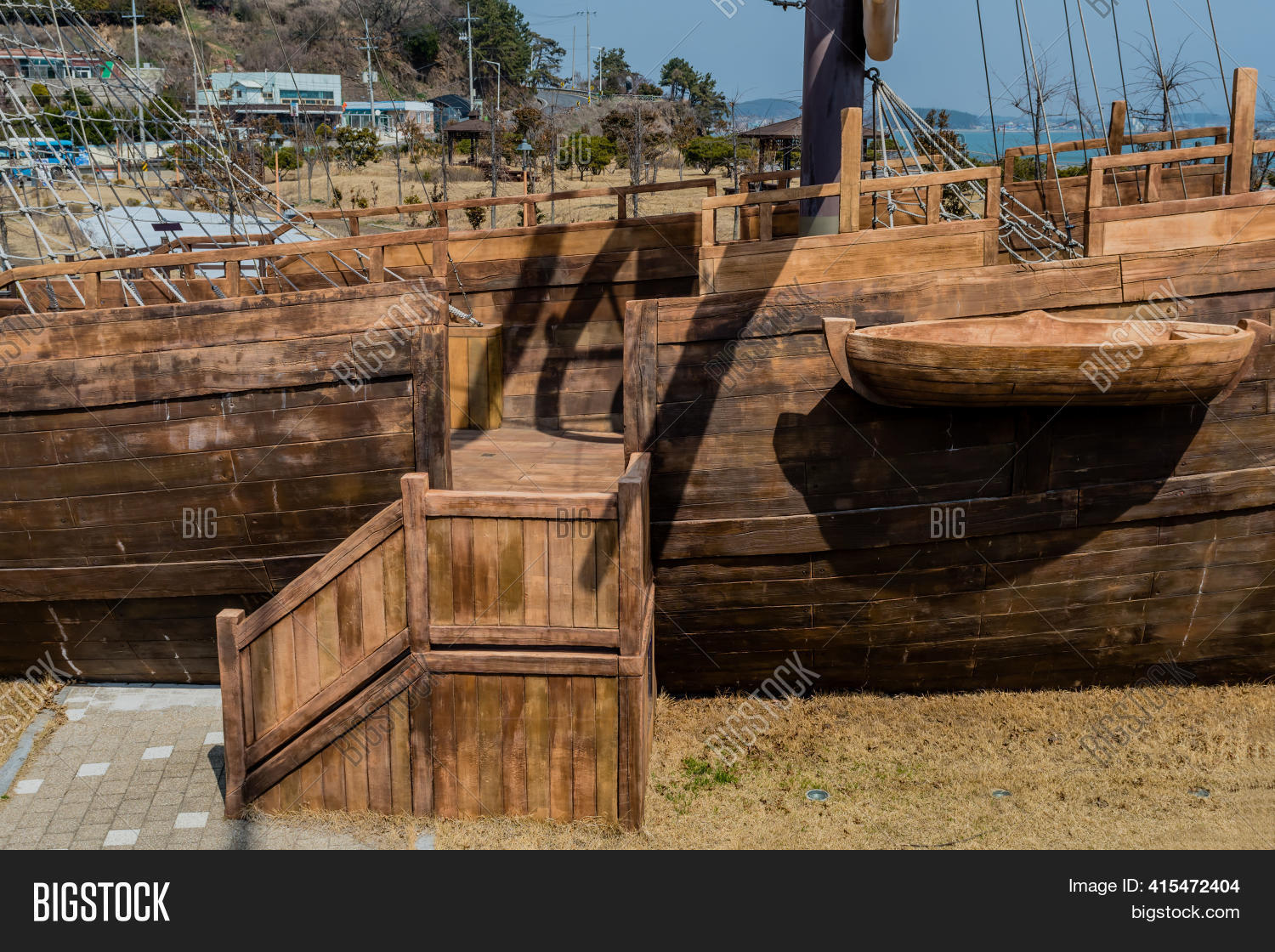 Lifeboat On Side Image & Photo (Free Trial) | Bigstock