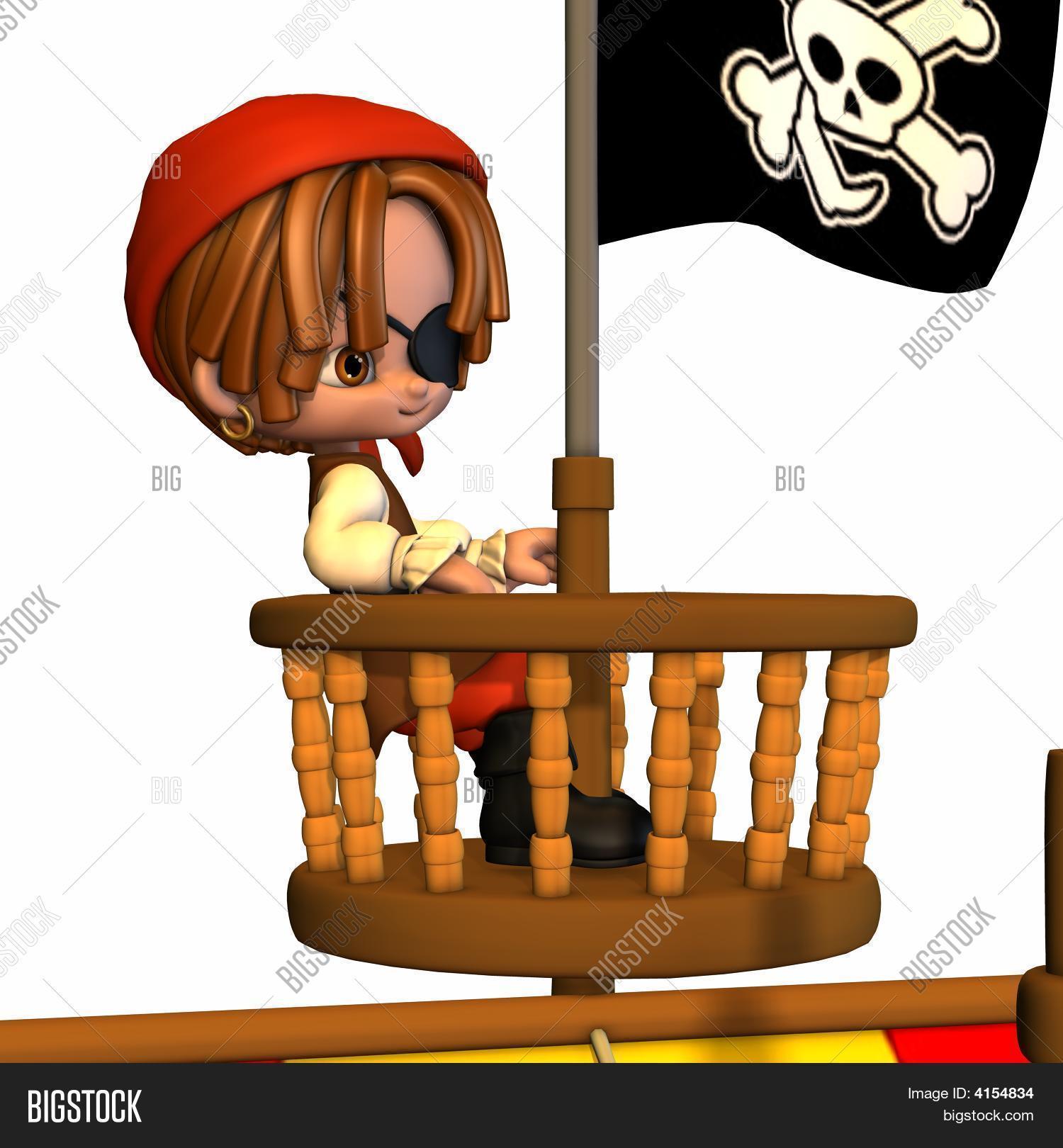Little Pirate - Toon Image & Photo (Free Trial) | Bigstock