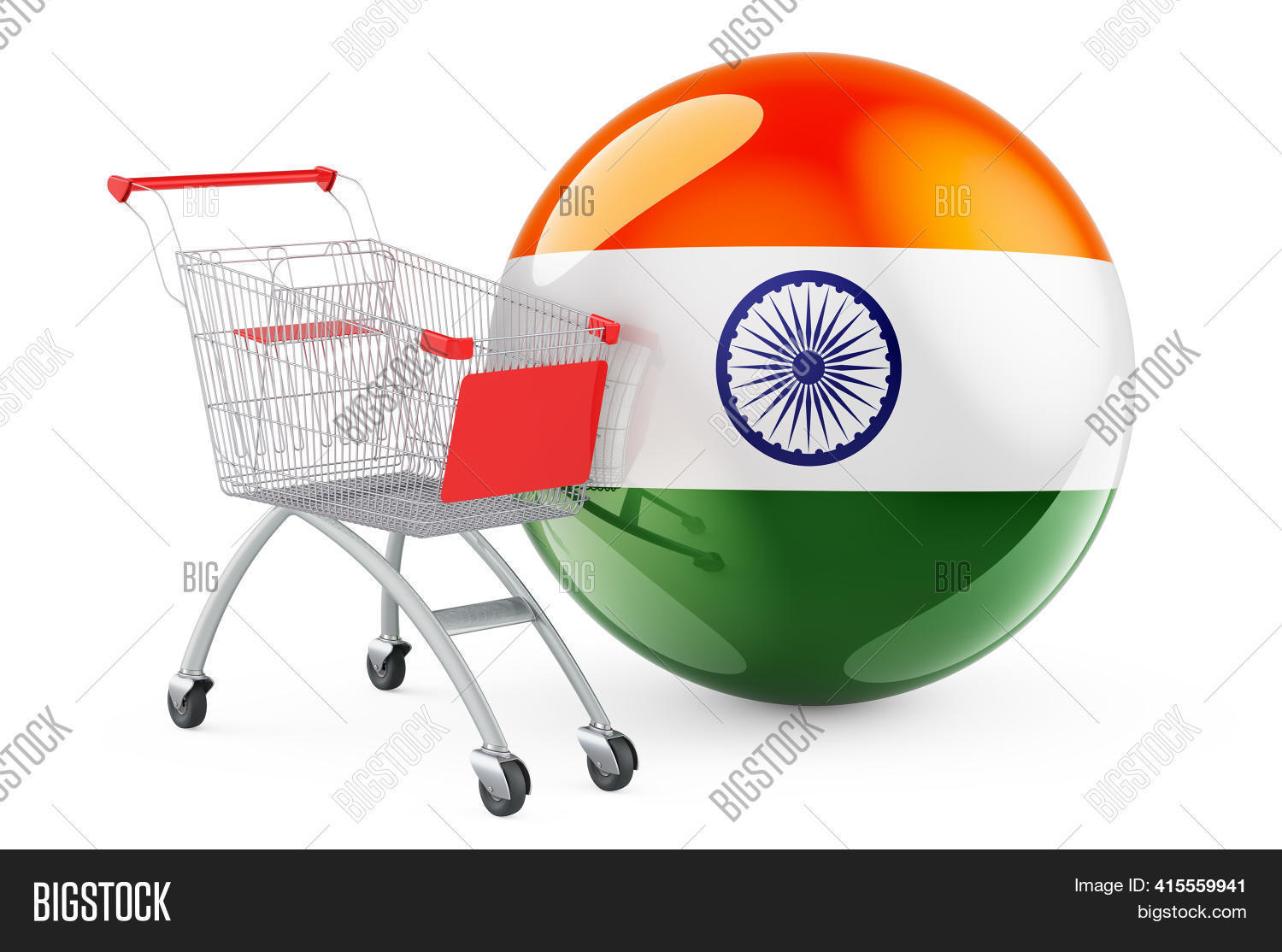 Shopping Cart Indian Image & Photo (Free Trial) | Bigstock