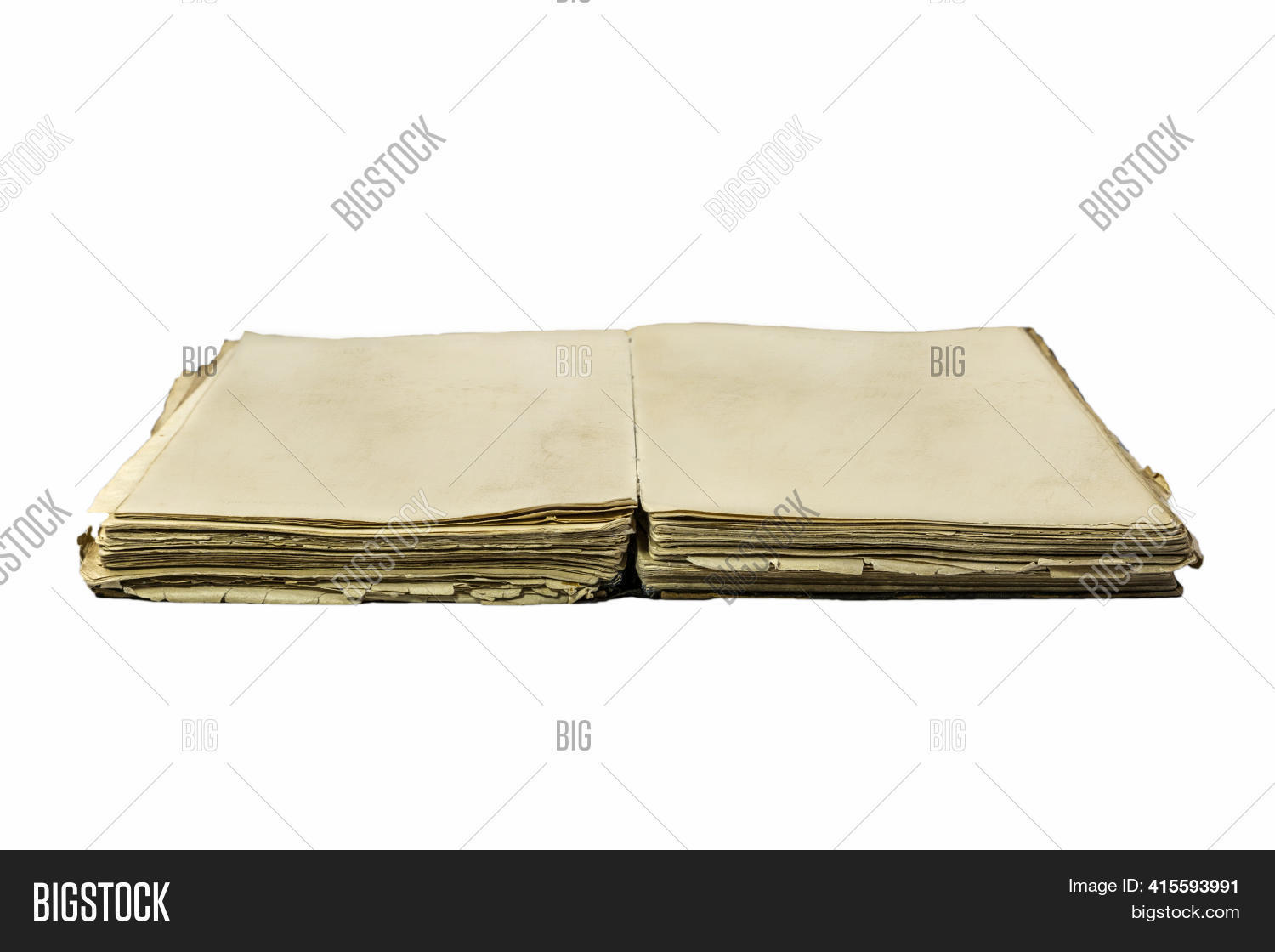 Old Damaged Book Empty Image & Photo (Free Trial) | Bigstock