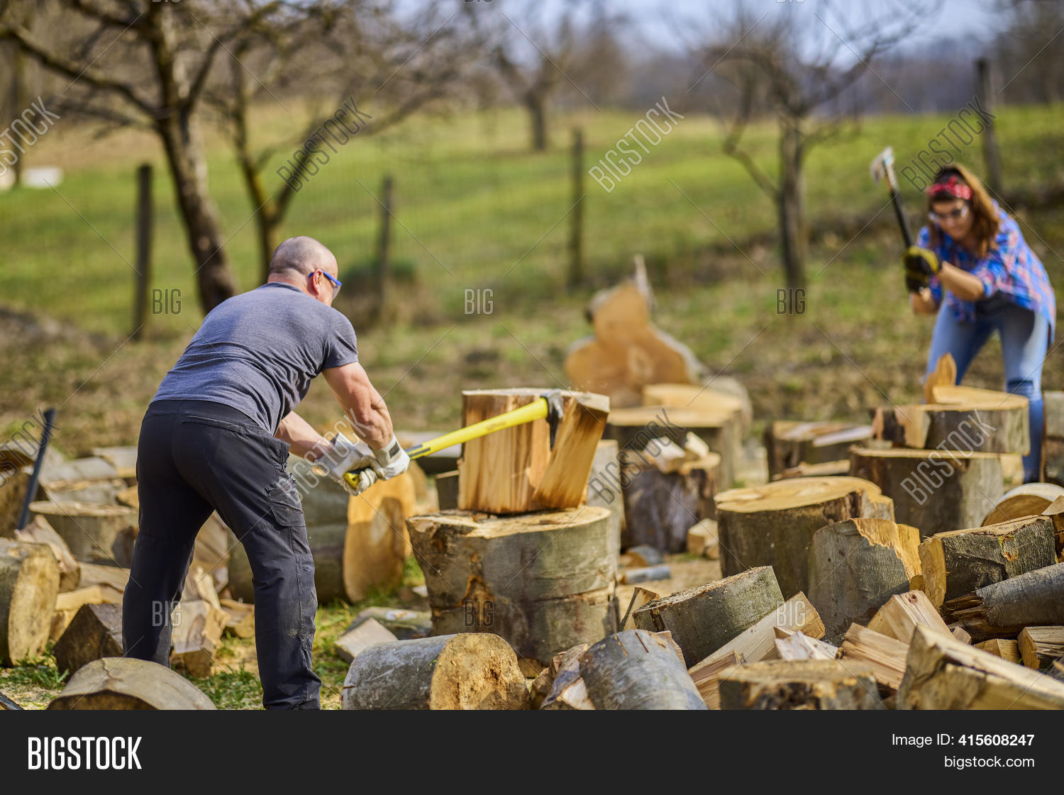 Man Woman Splitting Image & Photo (Free Trial) | Bigstock