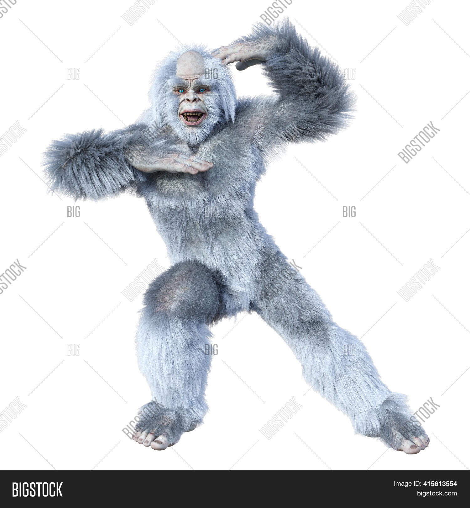 3D Rendering Yeti On Image & Photo (Free Trial) | Bigstock