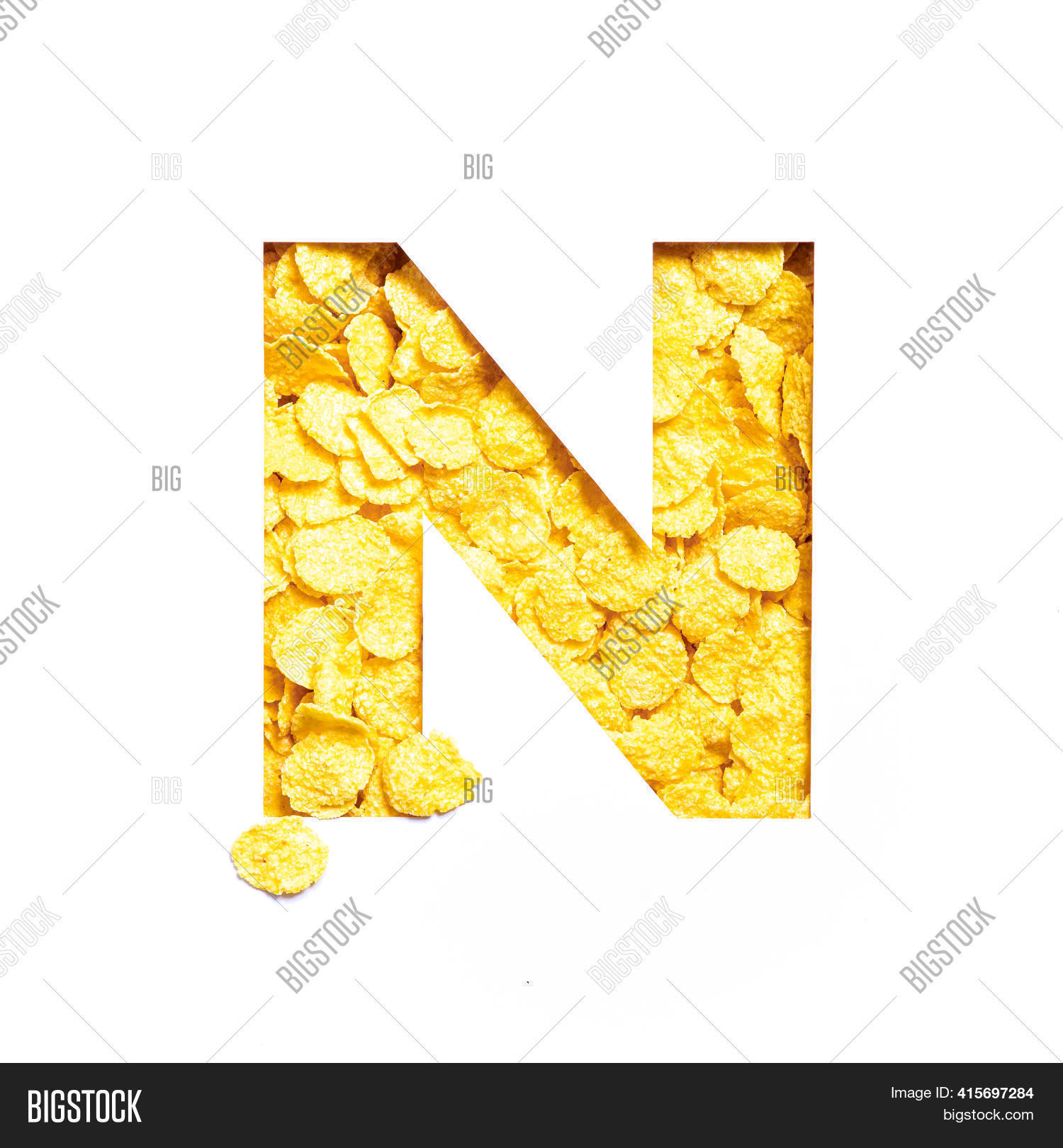 Letter N Alphabet Made Image & Photo (Free Trial) | Bigstock