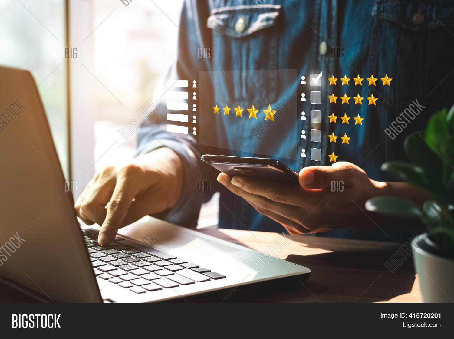 User Give Rating Image & Photo (Free Trial) | Bigstock