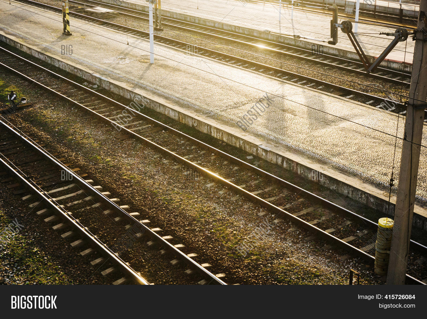Sunset Over Train Image & Photo (Free Trial) | Bigstock
