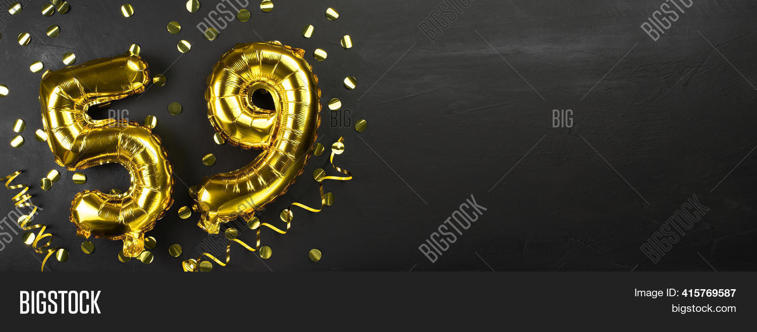 Gold Foil Balloon Image & Photo (Free Trial) | Bigstock