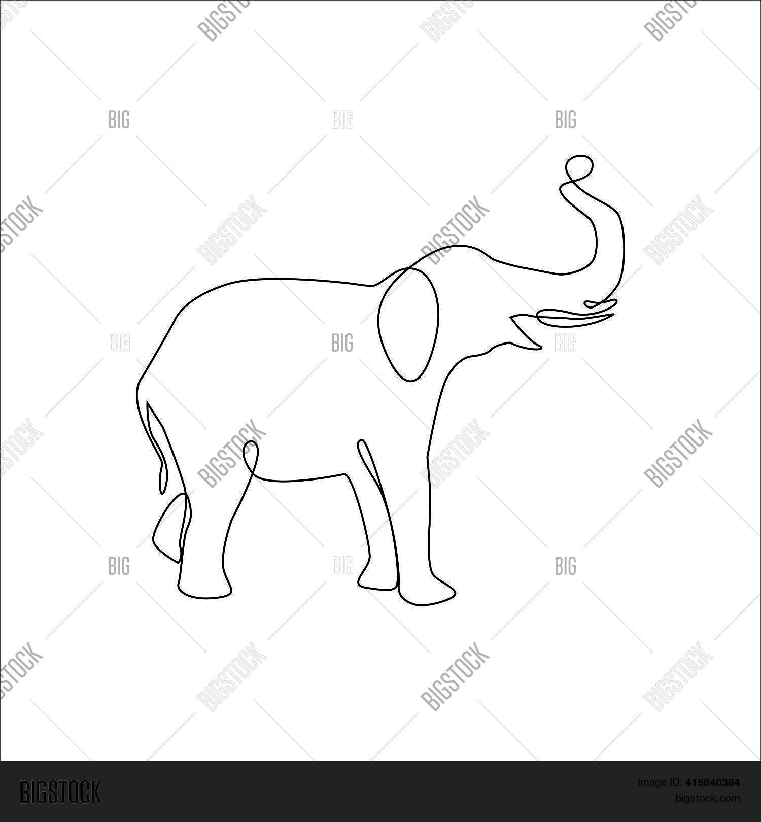 Minimalist One Line Vector & Photo (Free Trial) | Bigstock