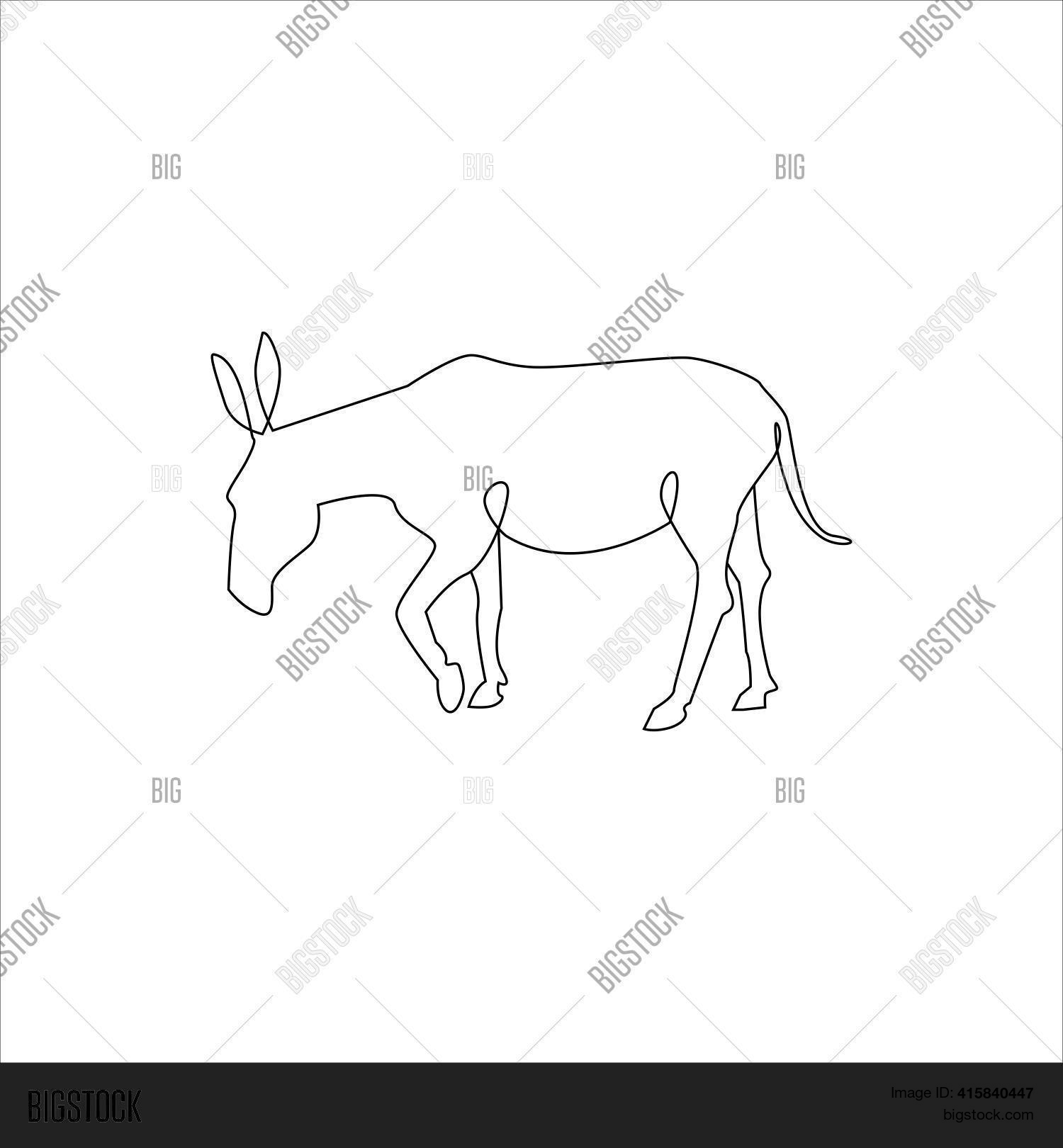 One Line Animals Vector & Photo (Free Trial) | Bigstock