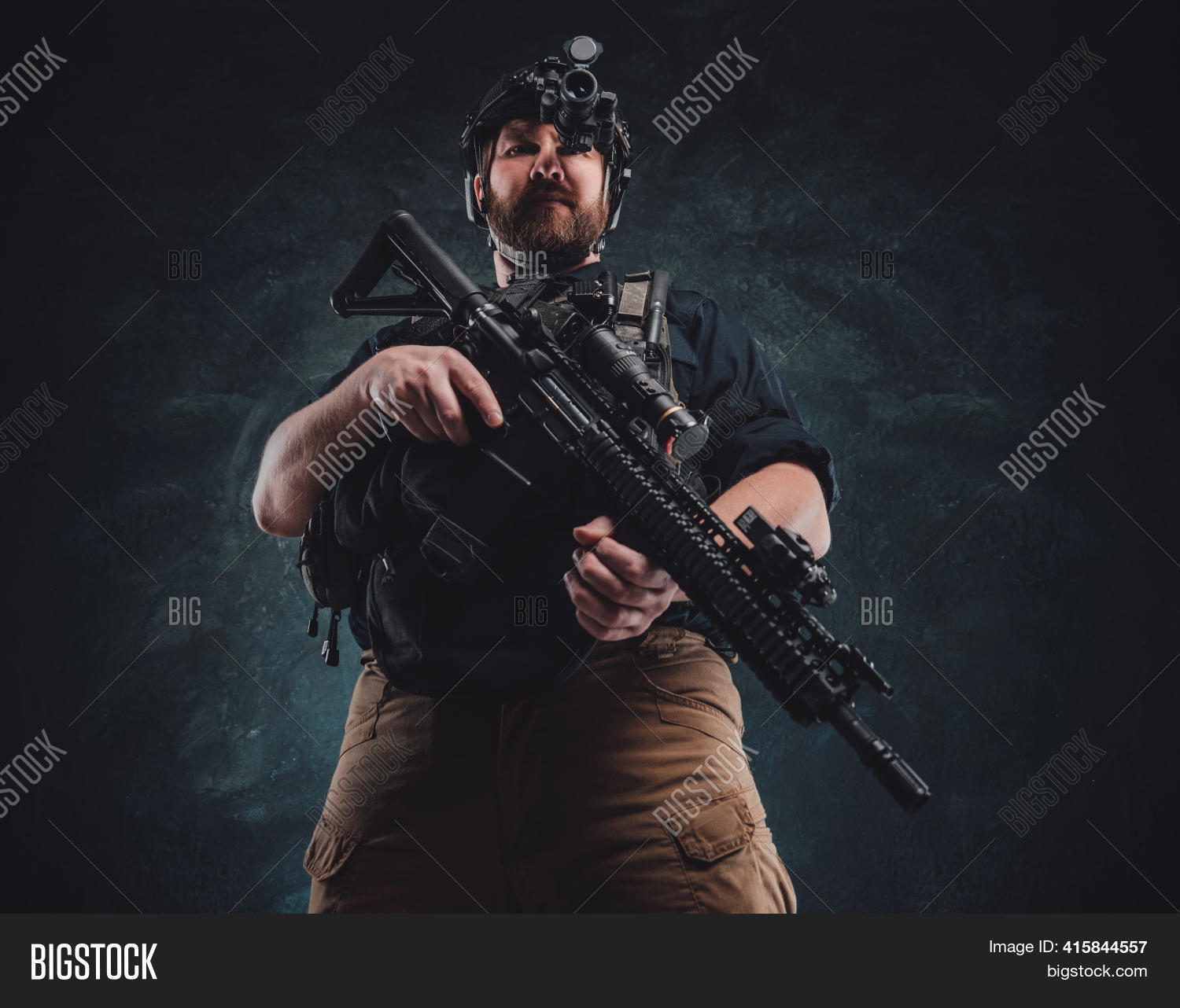 Soldier Helmet Vest Image & Photo (Free Trial) | Bigstock