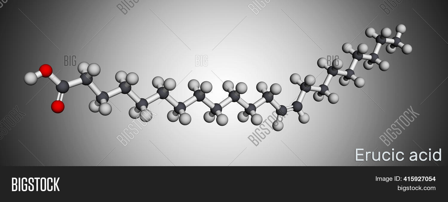 Erucic Acid Molecule. Image & Photo (Free Trial) | Bigstock