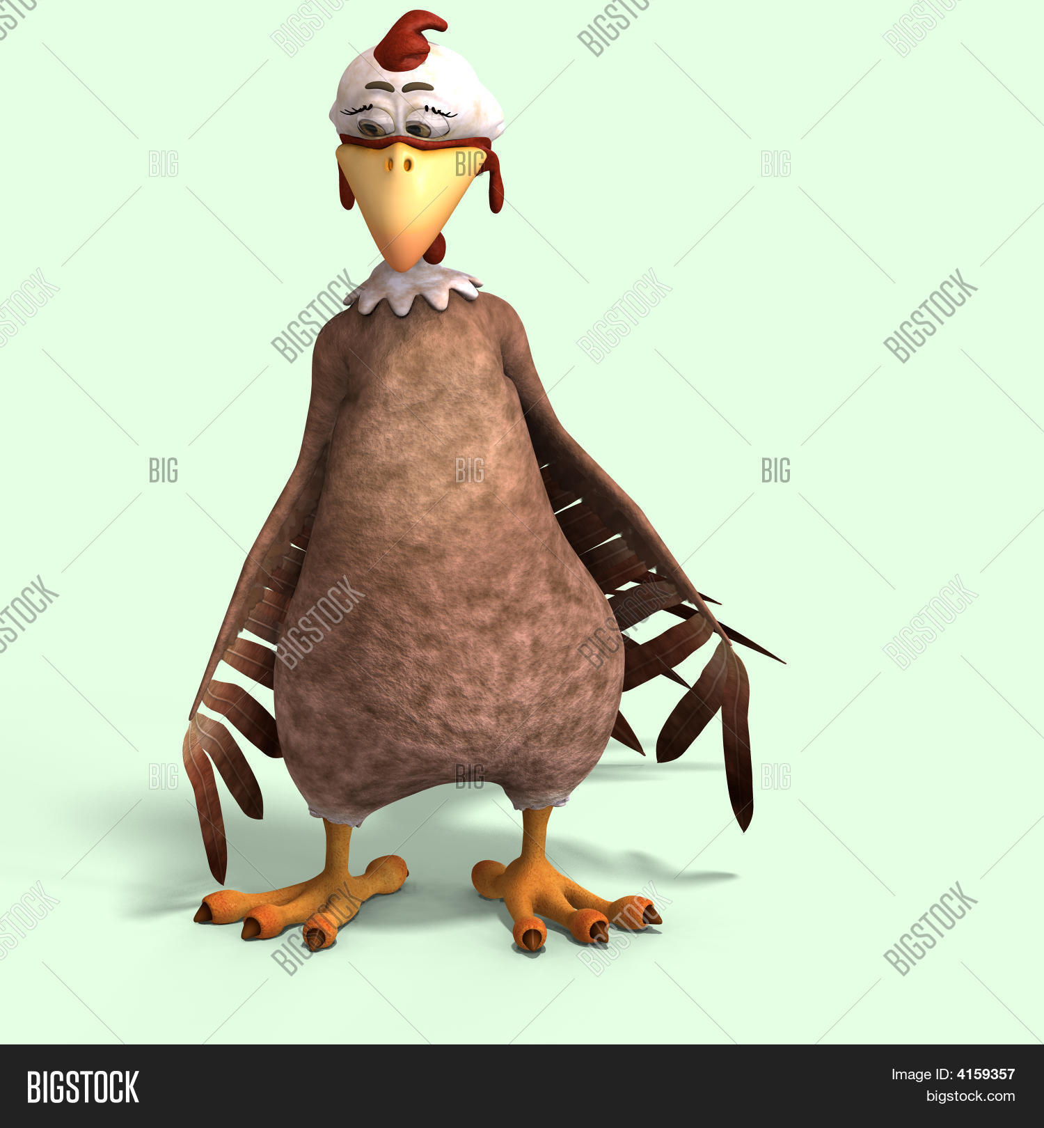Crazy Cartoon Chicken Image & Photo (Free Trial) | Bigstock