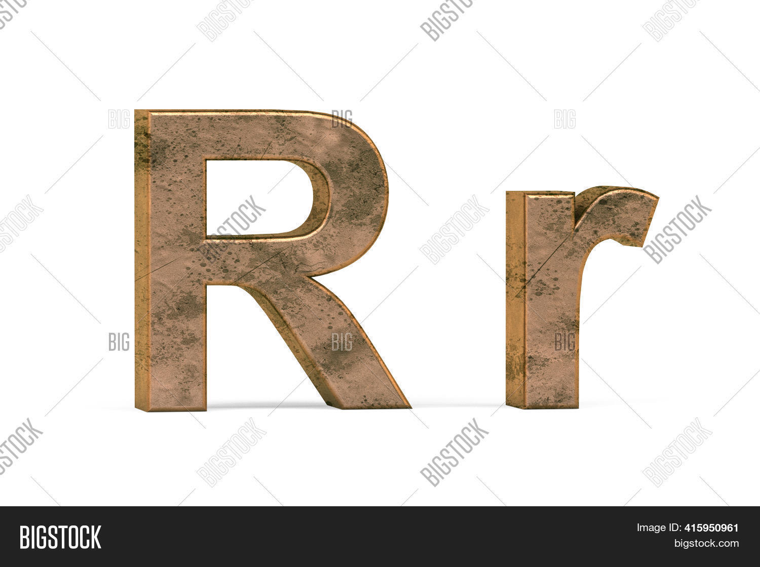 Brass 3d Letter R - Image & Photo (Free Trial) | Bigstock
