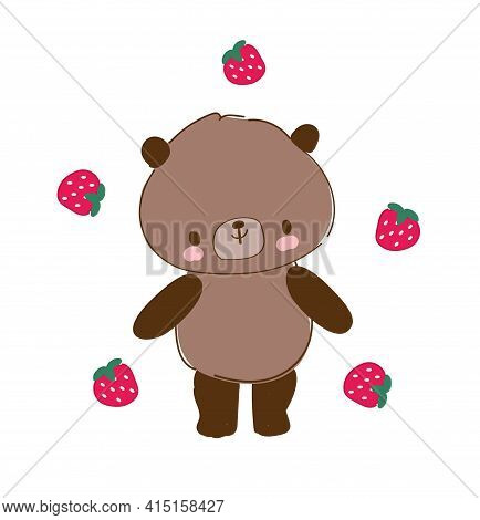 Cute Bear Sweet Vector & Photo (Free Trial) | Bigstock