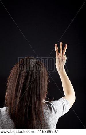 Behind Head View Young Image & Photo (Free Trial) | Bigstock