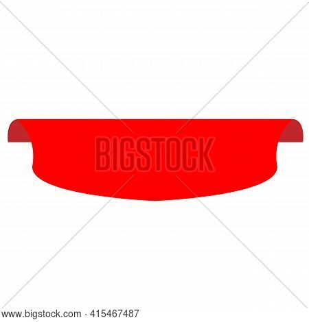 Blank Red Banner Image & Photo (Free Trial) | Bigstock
