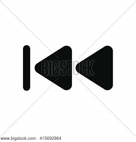 Previous Button Icon Vector & Photo (Free Trial) | Bigstock
