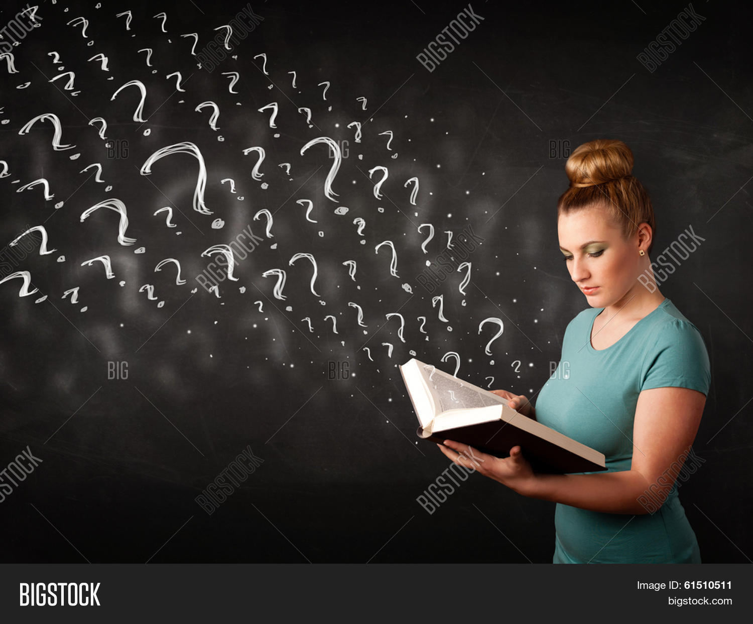 Confused Woman Reading Image & Photo (Free Trial) | Bigstock