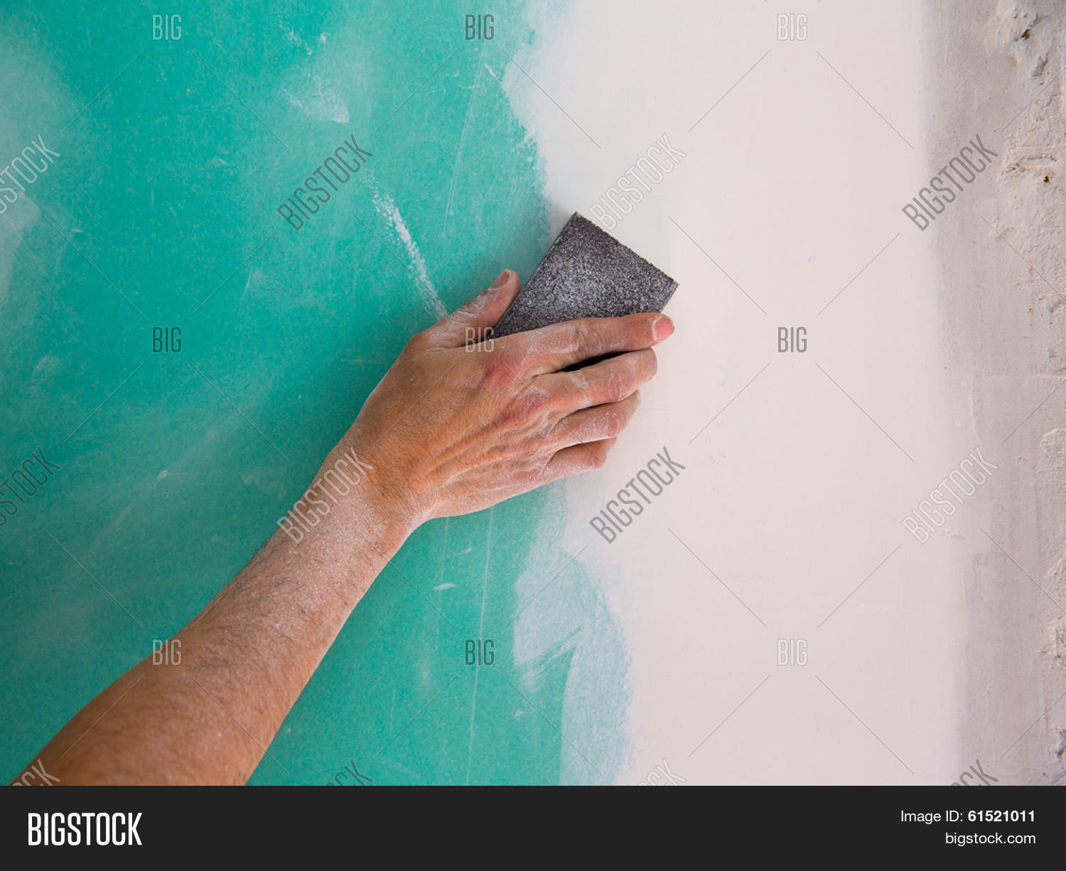 Plastering Man Hand Image & Photo (Free Trial) | Bigstock
