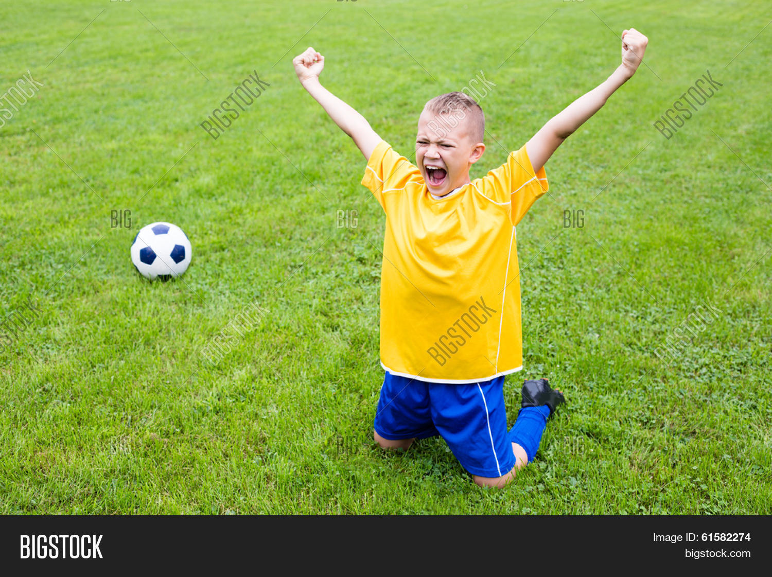 Excited Boy Football Image & Photo (Free Trial) | Bigstock