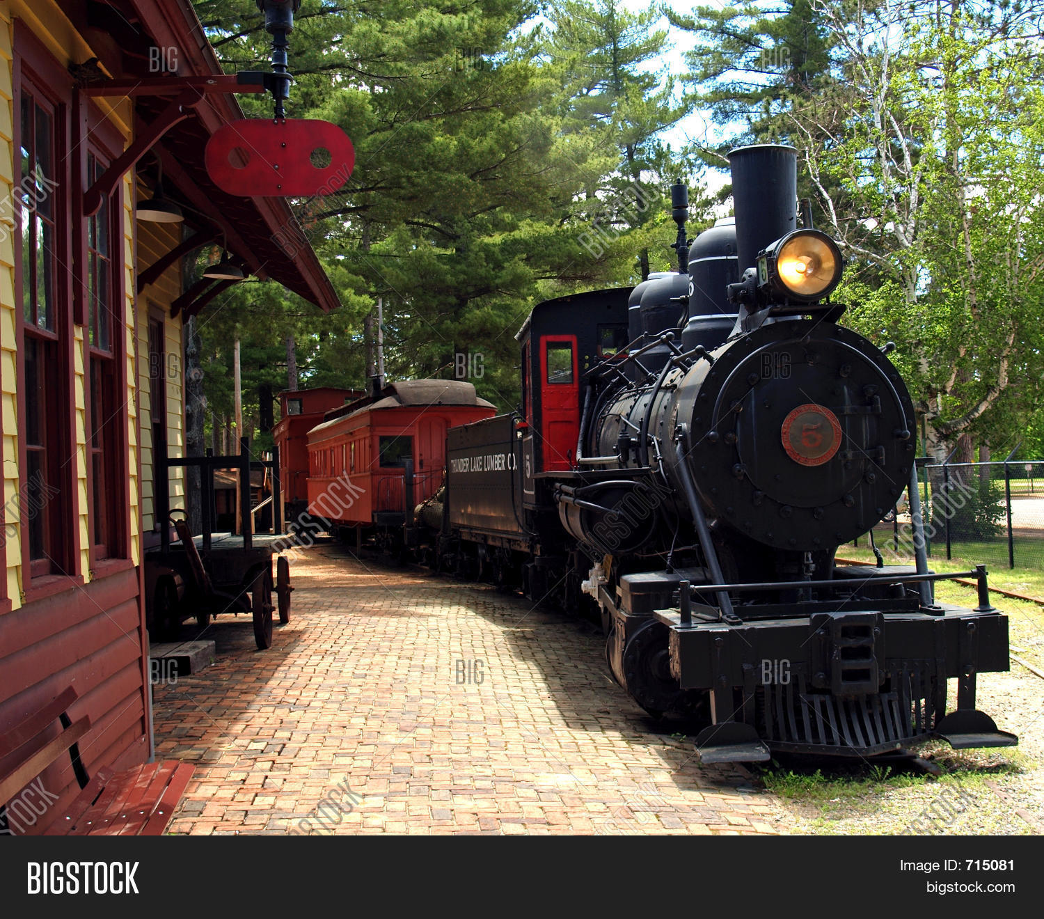 Steam Train Depot Image & Photo (Free Trial) | Bigstock