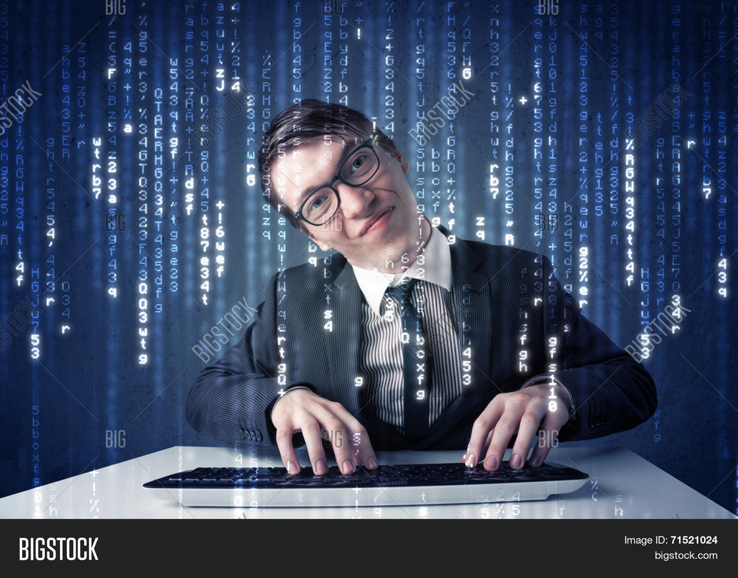Hacker Decoding Image & Photo (Free Trial) | Bigstock