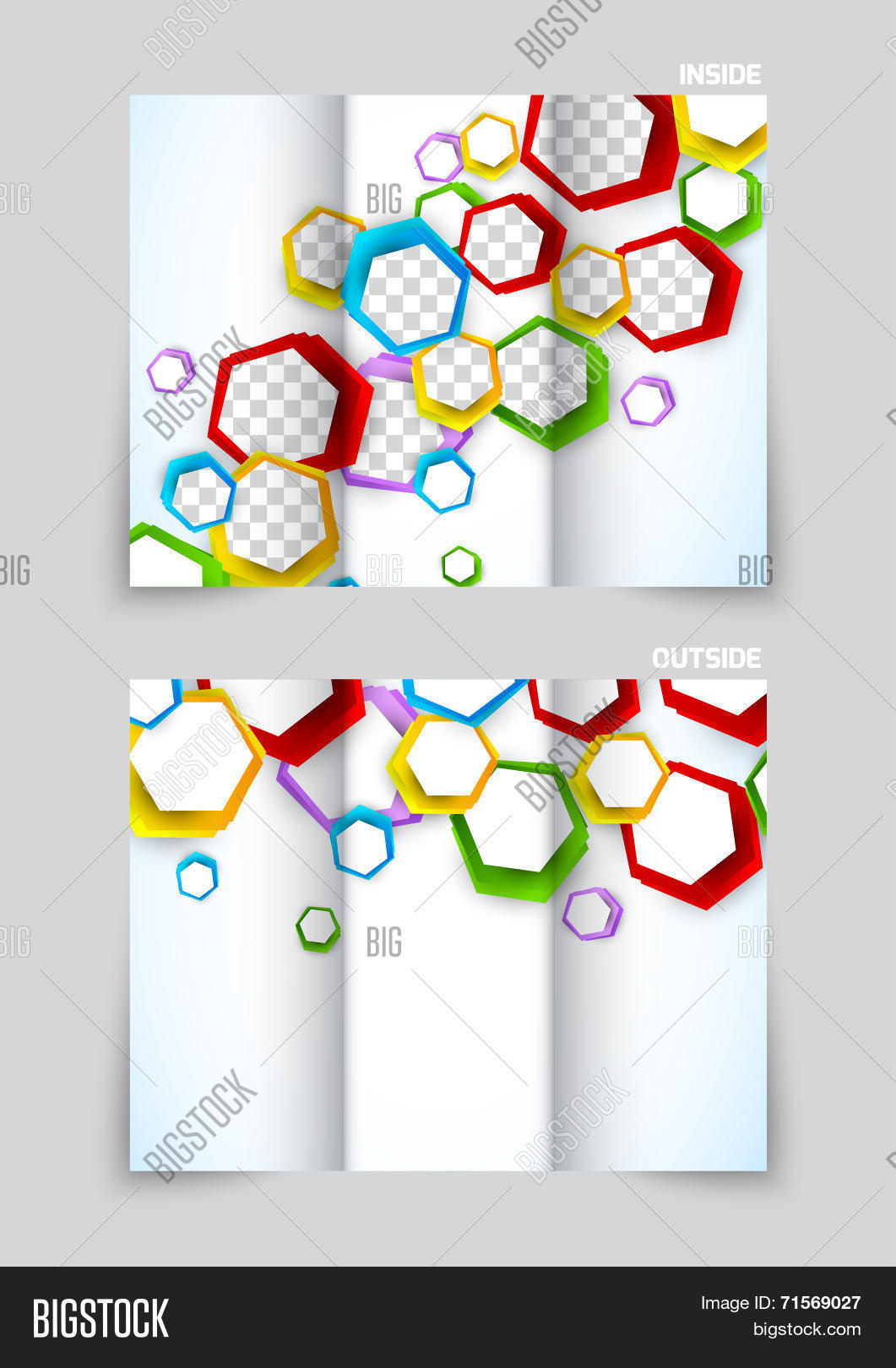 Tri-fold Brochure Vector & Photo (Free Trial) | Bigstock