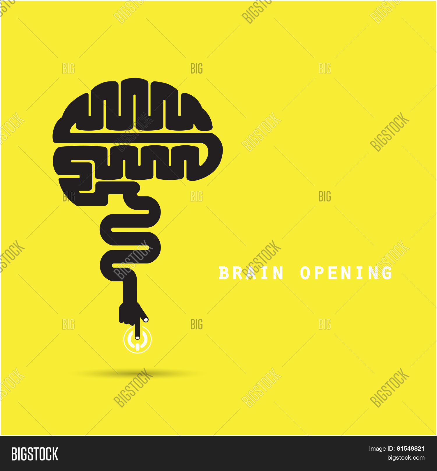 Brain Opening Concept Vector & Photo (Free Trial) | Bigstock