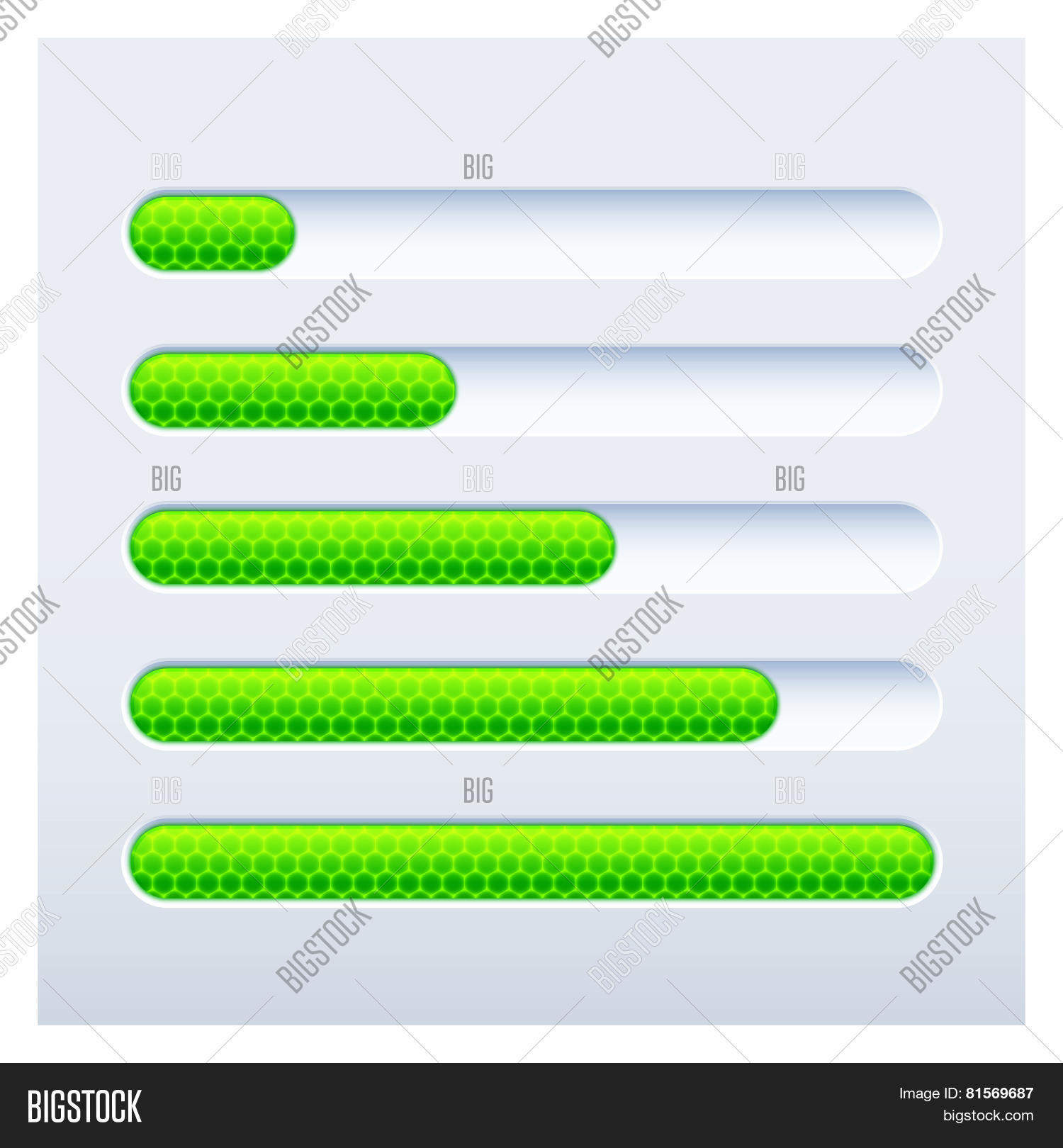 Progress Bar On Light Vector & Photo (Free Trial) | Bigstock