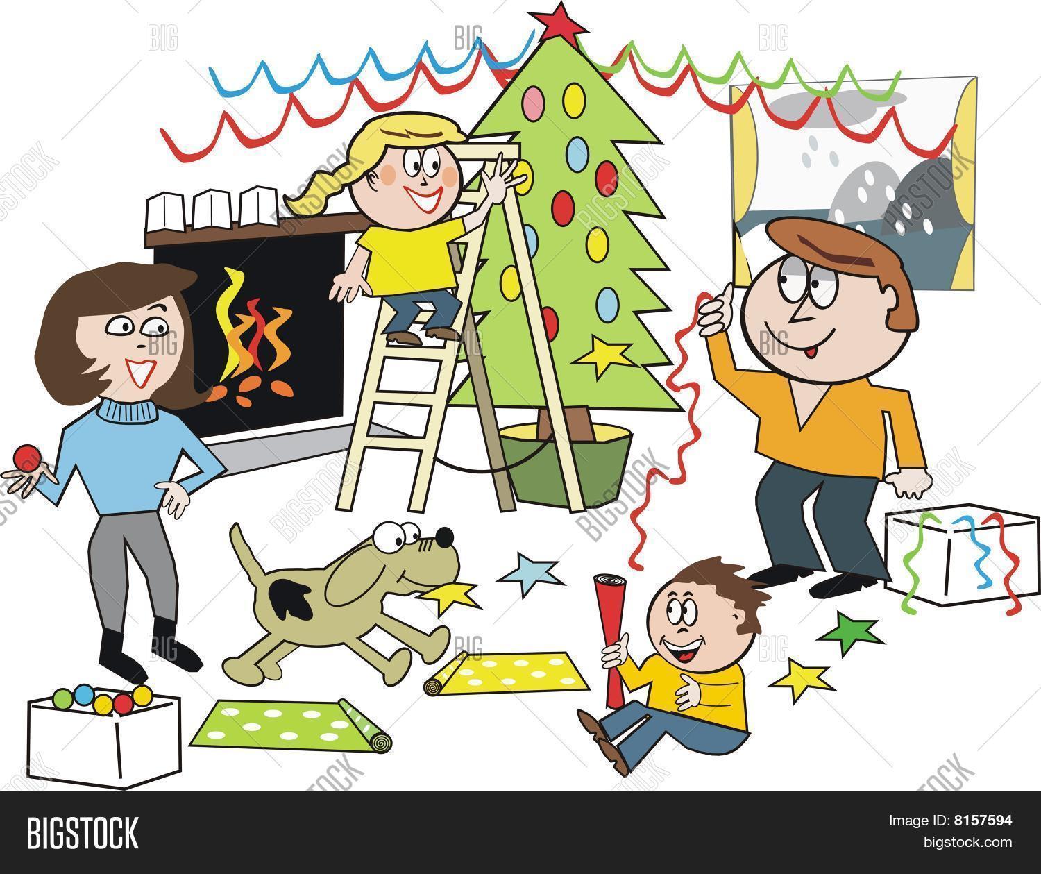 Family Christmas Vector & Photo (Free Trial) | Bigstock