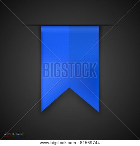 Blue Bookmarks Vector & Photo (Free Trial) | Bigstock