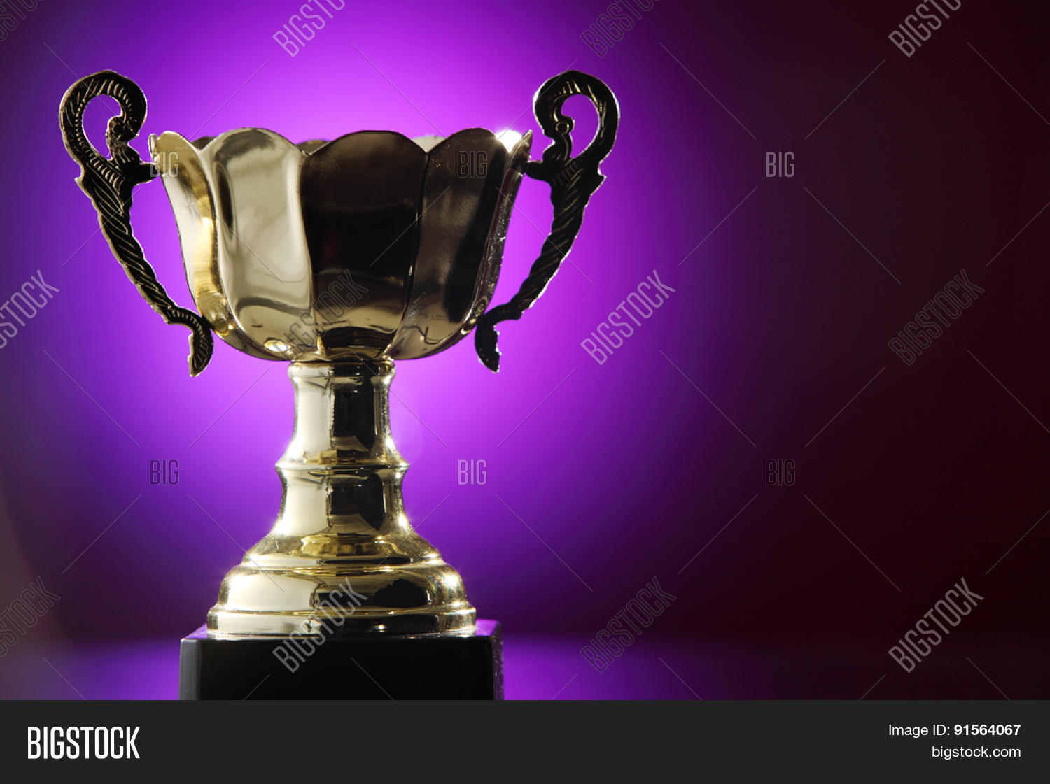 Golden Trophy On Image & Photo (Free Trial) | Bigstock